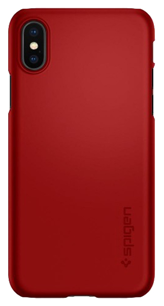 Чехол для Apple Spigen Thin Fit Metallic Red для iPhone X 057CS22109