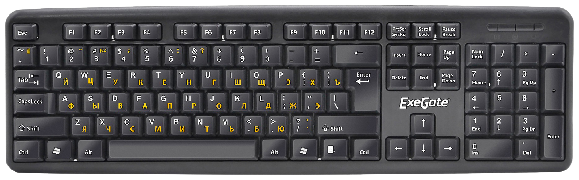Проводная клавиатура ExeGate LY-331L Black (EX263906RUS)