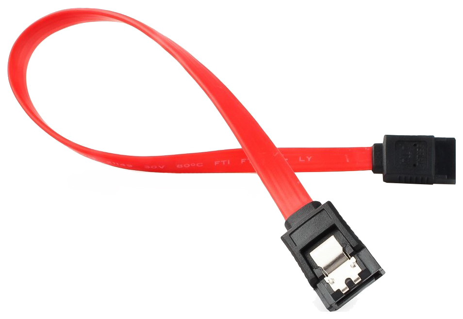 Кабель Cablexpert SATA 7 pin-SATA 7 pin, M-M 0,3м Red (CC-SATAM-DATA-0.3M)