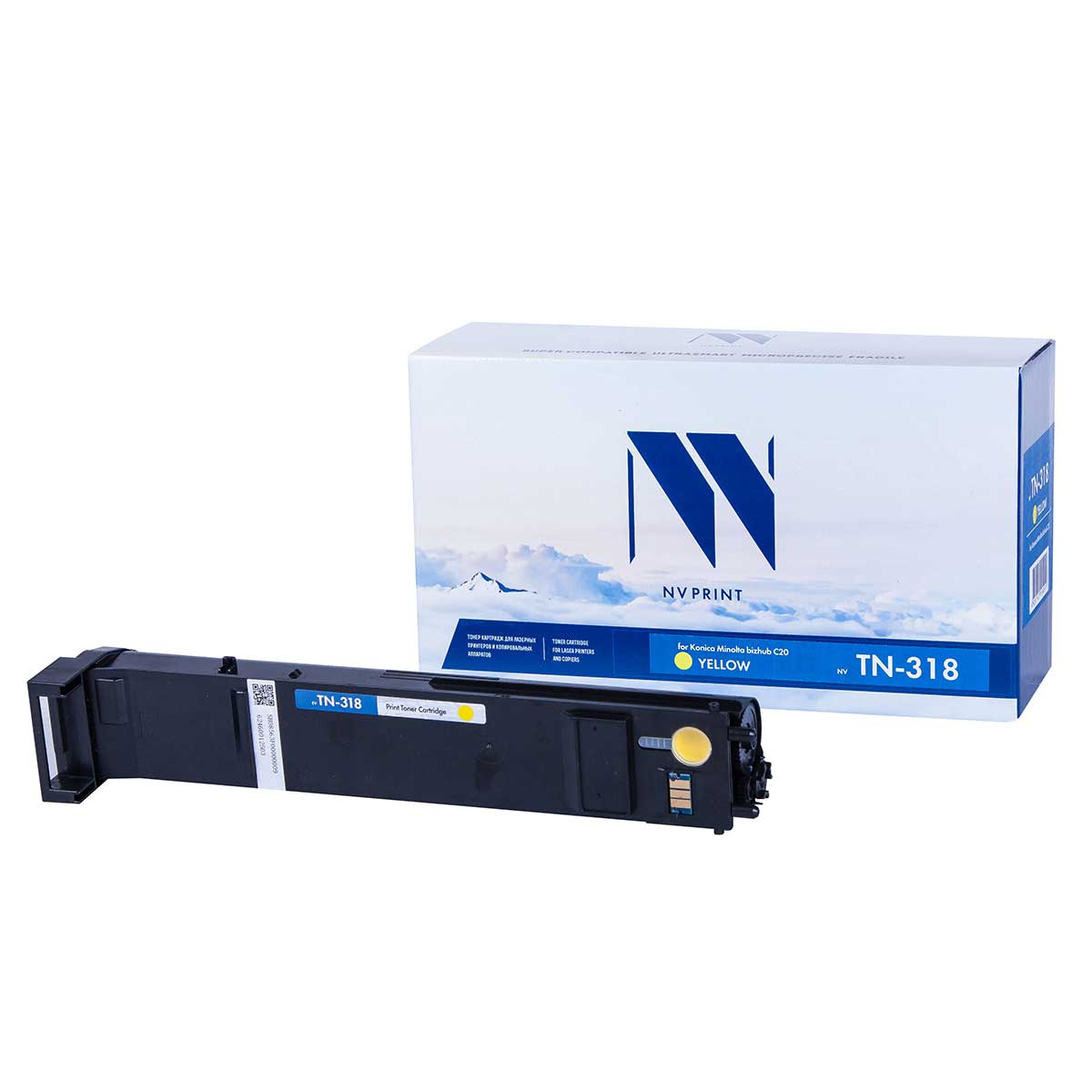 Картридж для лазерного принтера NV Print TN318Y, Yellow
