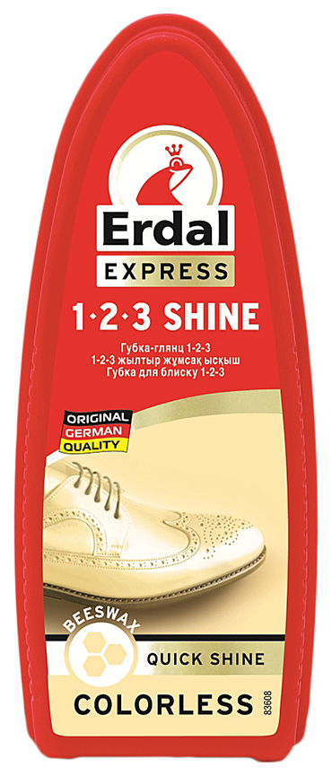 Губка для обуви Erdal  express глянцевая бесцветная