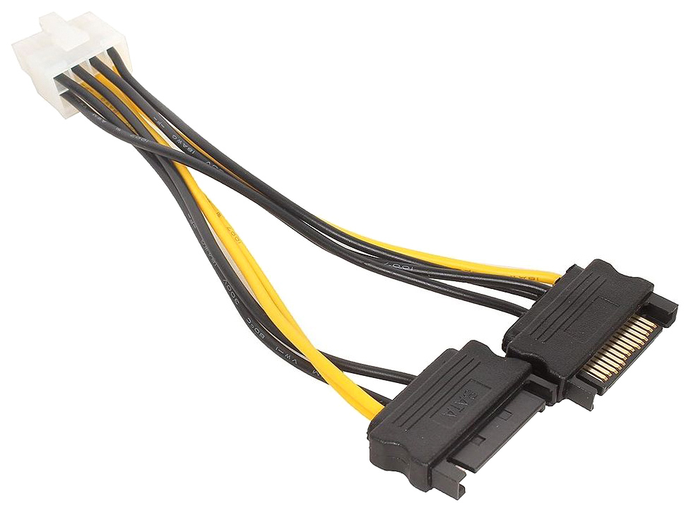 Разветвитель питания Cablexpert CC-PSU-83, 2xSATA->PCI-Express 8pin