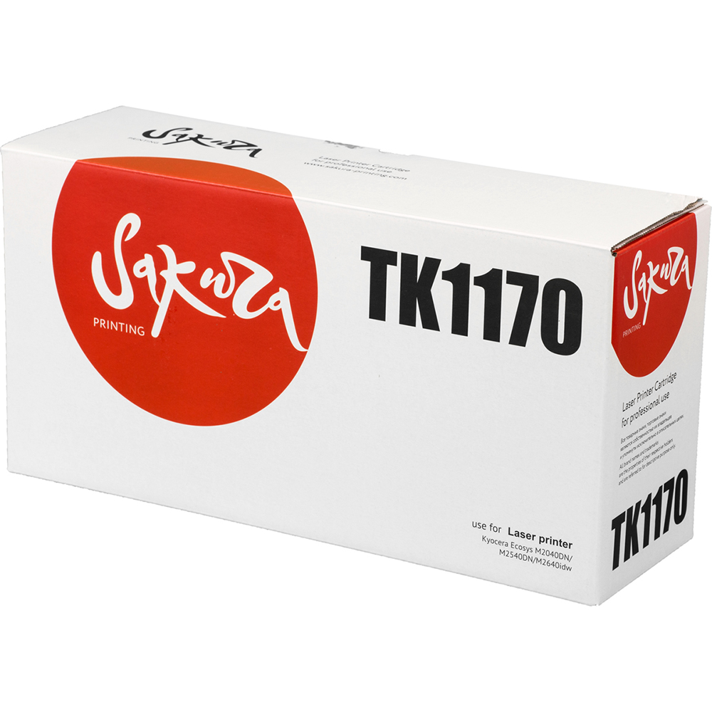 Картридж для лазерного принтера Sakura TK1170, черный