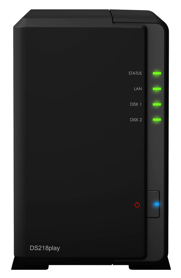 Сетевое хранилище данных Synology Value DS218play Black