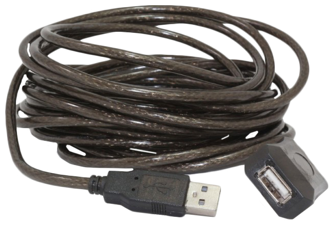 Кабель Cablexpert USB A-USB A, M-F 15м Black (UAE-01-15M)