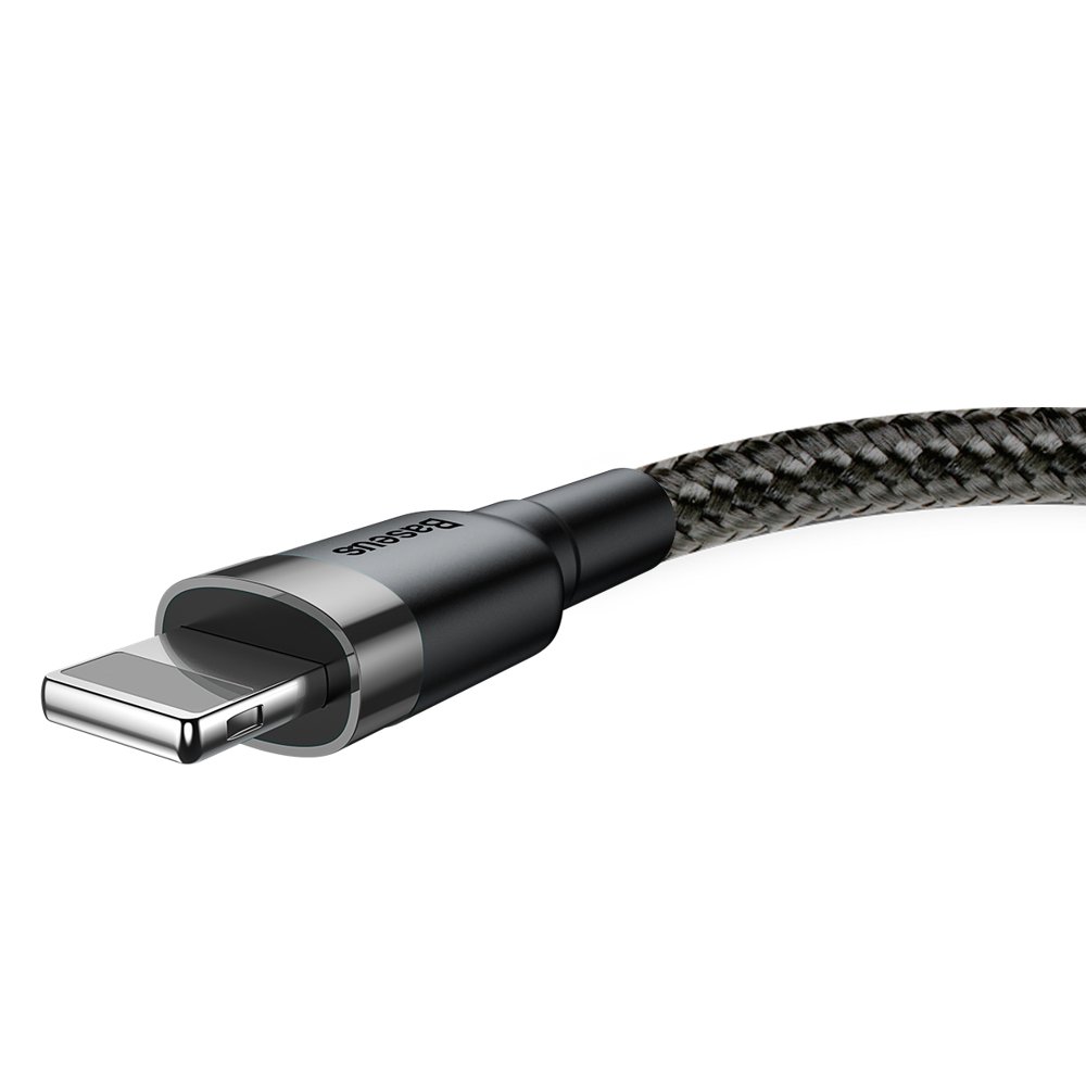 Кабель lightning - usb Baseus CALKLF-AG1 0.5 м серый, черный