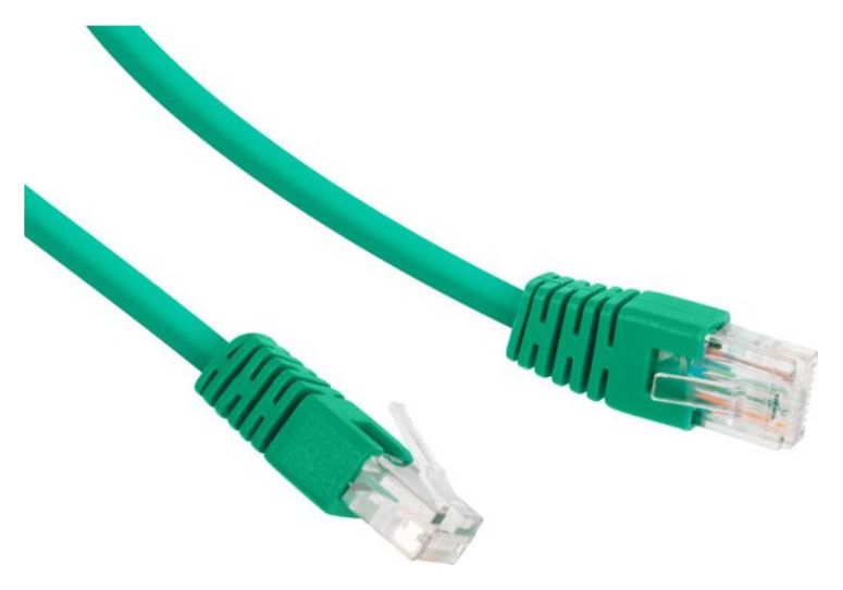 Кабель Cablexpert RJ45-RJ45, M-M 0,25м Green (PP12-0.25M/G)