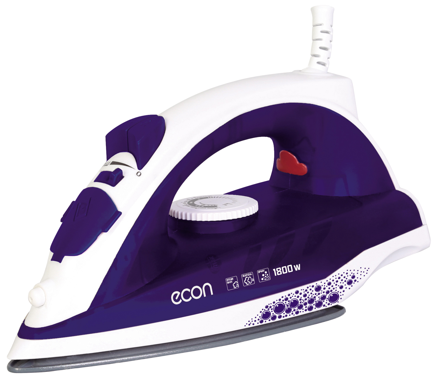 Утюг ECON ECO-BI1801 White/Purple