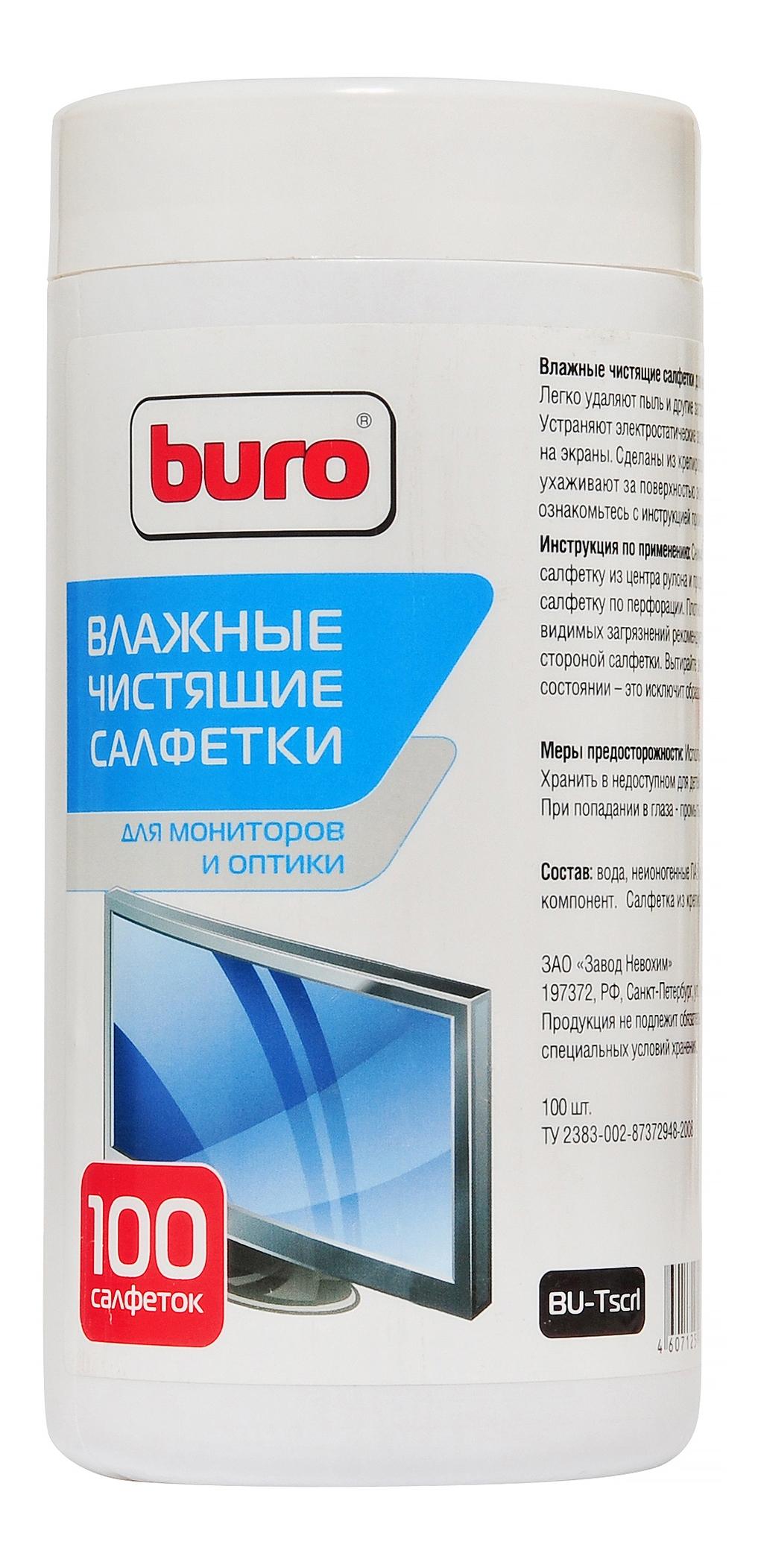 Салфетки для экрана BURO BU-TSCRL