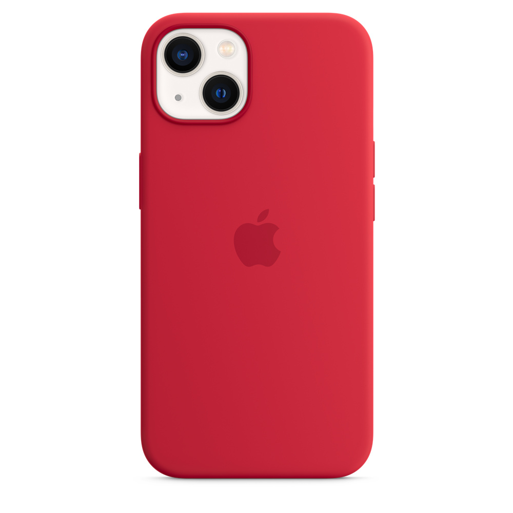 Чехол Apple для iPhone 13 Silicone Case MagSafe (PRODUCT)RED (MM2C3ZE/A)