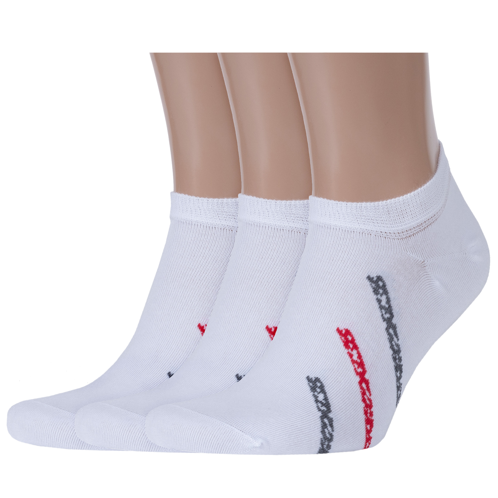 Комплект носков мужских Rusocks 3-М3-23714 белых 25-27