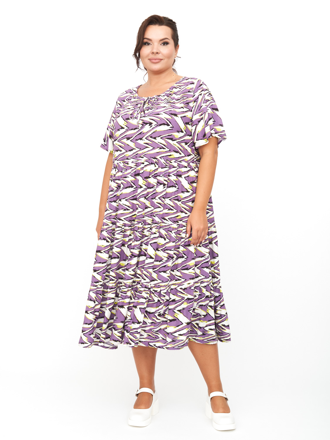 Платье женское ARTESSA PP55504GRA41 фиолетовое 56-58 RU