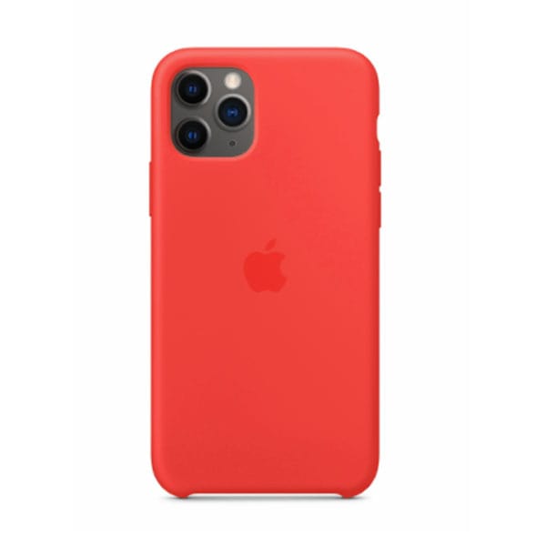 Чехол для iPhone 11 Pro Silicon Сase APL WS с логотипом Красный