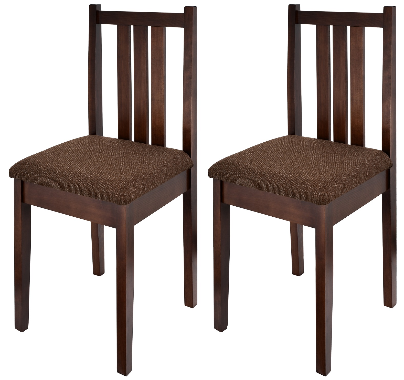 Комплект обеденных стульев KETT-UP ECO НИЛЬС, деревянный, орех, 2 шт
