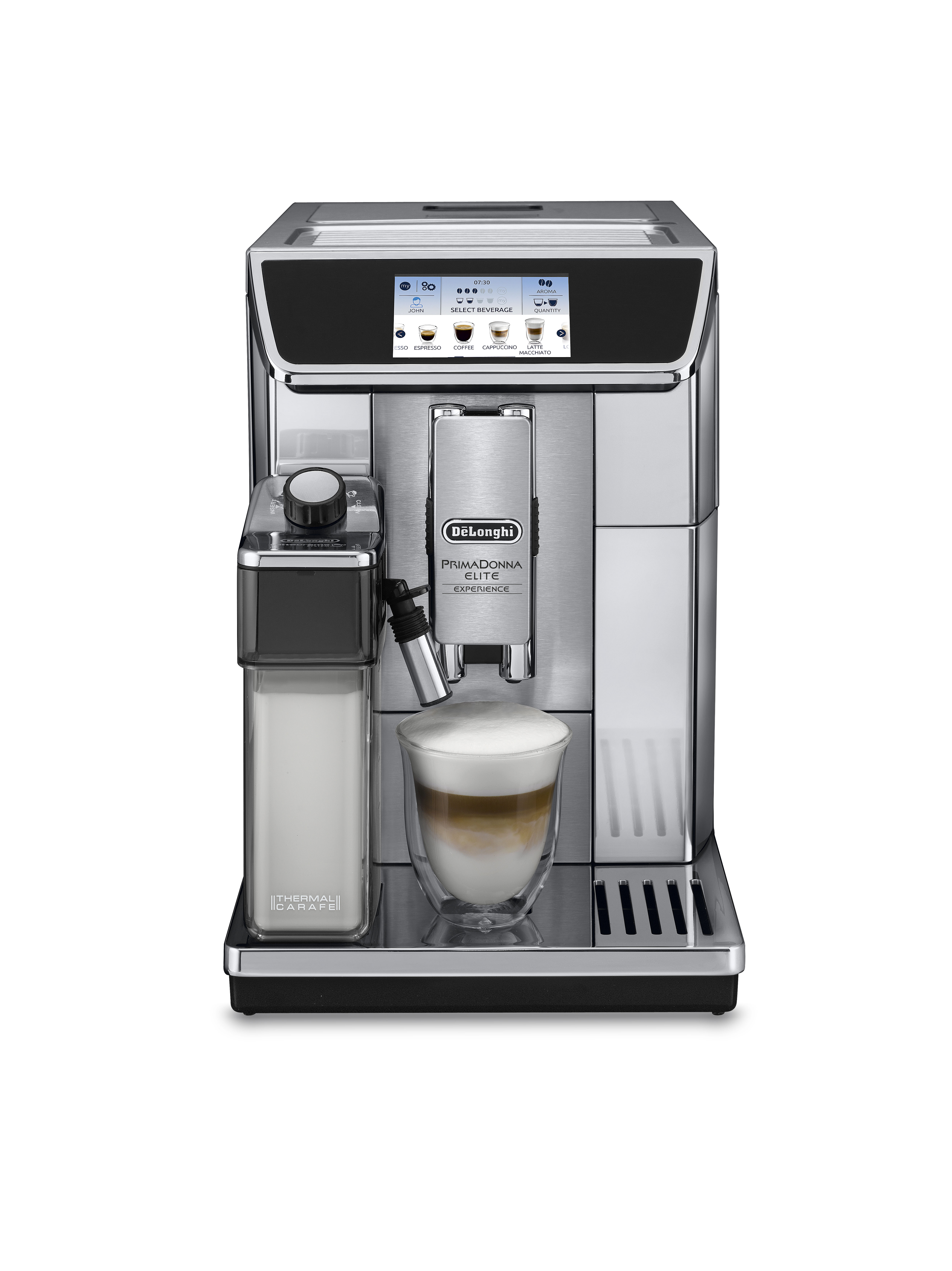 Кофемашина автоматическая DeLonghi PrimaDonna Elite ECAM 650.85.MS Silver/Black