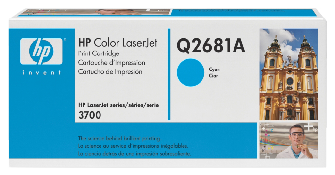 Картридж для лазерного принтера HP 311A (Q2681A) голубой, оригинал