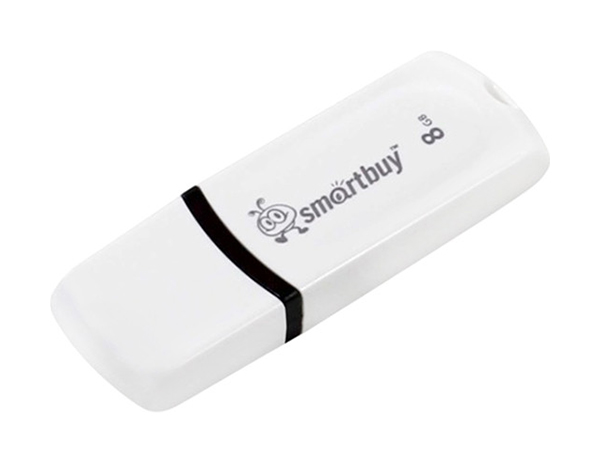 Флешка SmartBuy Paean 8ГБ White (SB8GBPN-W)