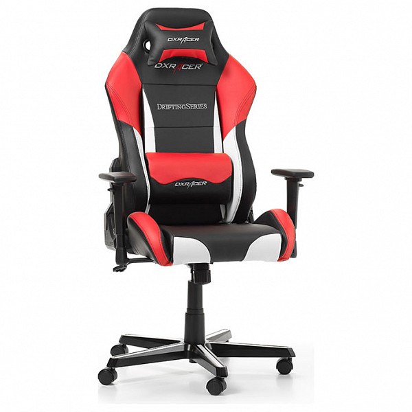 Игровое кресло DXRacer Drifting OH/DM61/NWR DXR_OH_DM61_NWR, белый/красный/черный