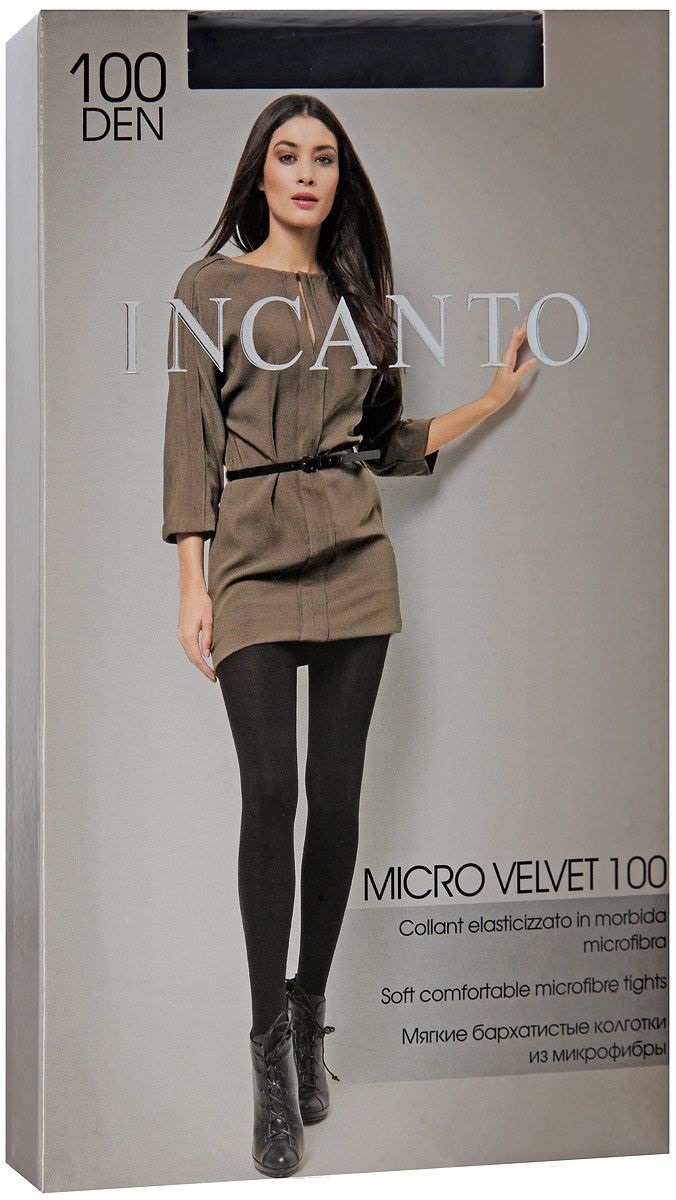 Колготки женские Incanto MicroVelvet 100 черные 2 (S)