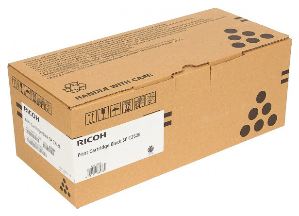 Картридж для лазерного принтера Ricoh SP C252E, черный, оригинал