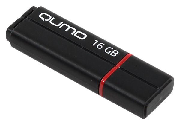 Флешка QUMO Speedster 16ГБ Black (QM16GUD3-SP-black)