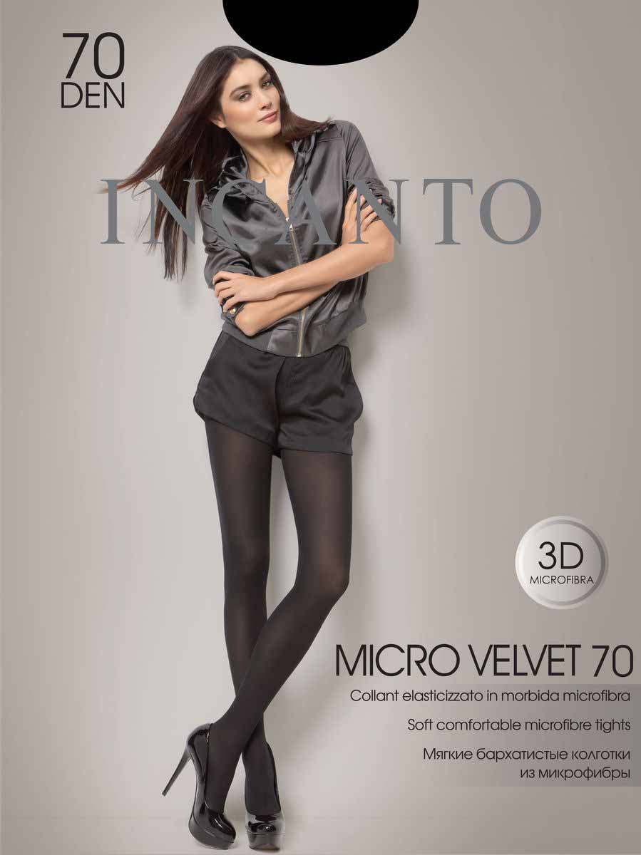 Колготки женские Incanto MicroVelvet 70 черные 5 (XL)
