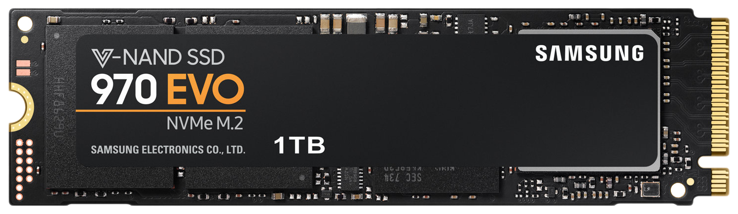 SSD накопитель Samsung 970 EVO M.2 2280 1 ТБ (MZ-V7E1T0BW)