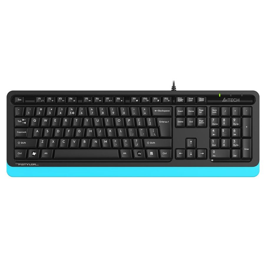 Проводная клавиатура A4Tech FSTyler FKS10 Black/Blue