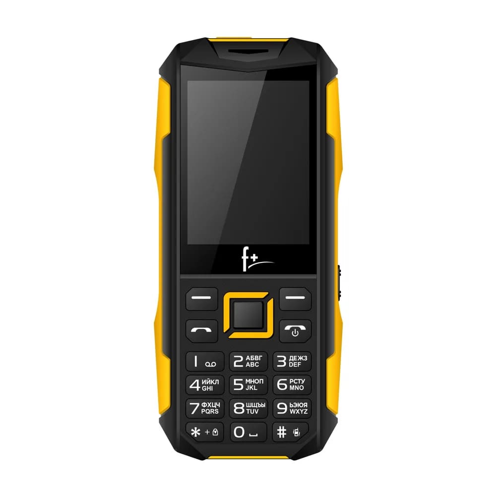 Мобильный телефон F+ PR240 Black/Yellow