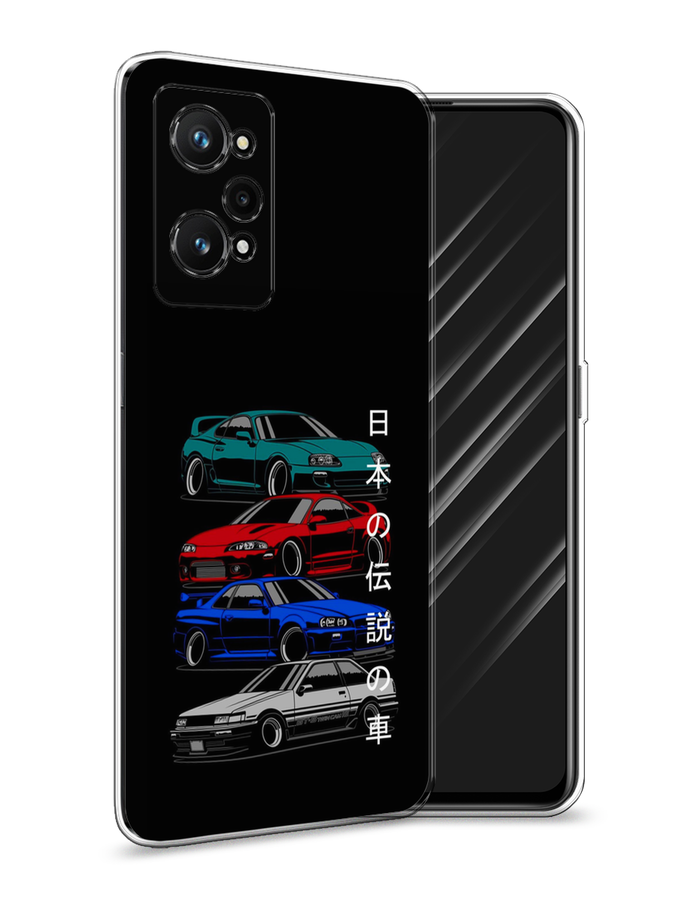 Чехол Awog на Realme GT Neo 3T "JDM Legend cars"