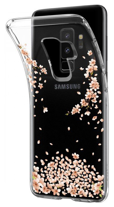 Защитный чехол Spigen для Samsung Galaxy S9+ Liquid Crystal Blossom прозрачный/593CS22914