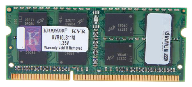 Оперативная память Kingston 8Gb DDR-III 1600MHz SO-DIMM (KVR16LS11/8)