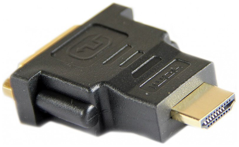 Переходник Aopen HDMI-DVI, M-F Black (ACA311)