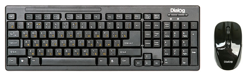 Беспроводная клавиатура и мышь комплект usb Dialog KMROP-4010U