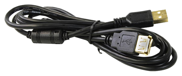 Кабель 5bites USB A-USB A, M-F 1,8м Black (UC5011-018A)