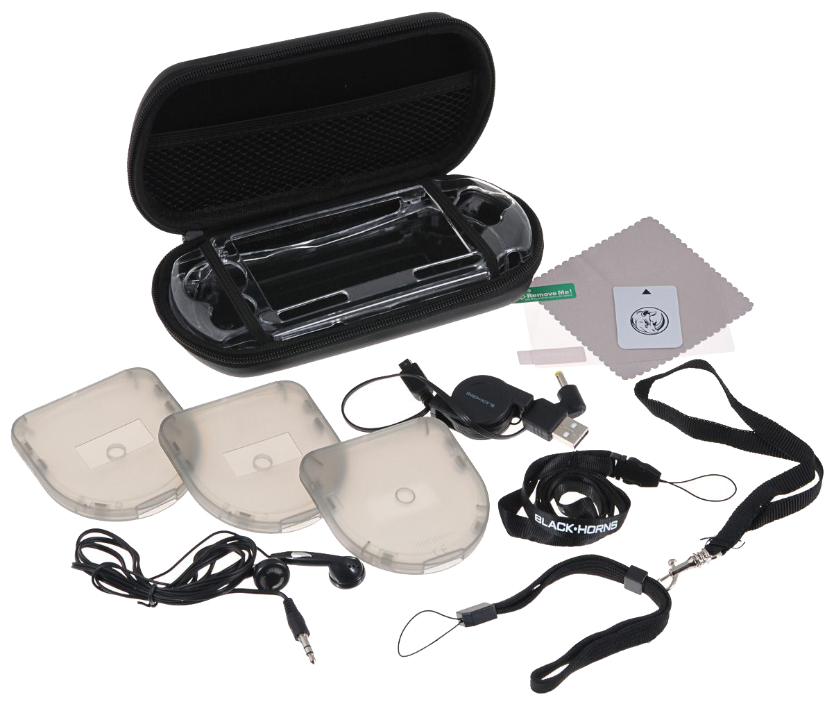 Набор аксессуаров для приставки Black Horns BH-PSE0801 для PSP