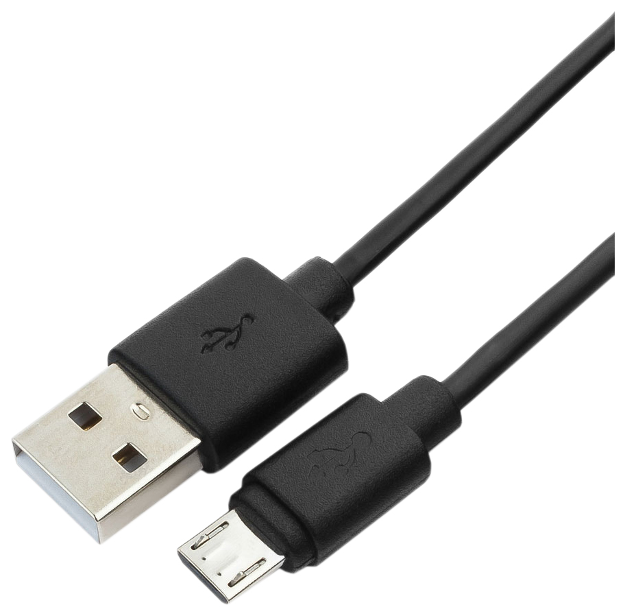 Кабель Гарнизон microUSB 0,5м Black