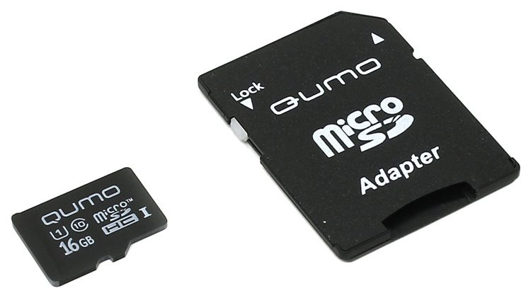 Карта памяти QUMO Micro SDHC QM16GMICSDHC10U1 16GB