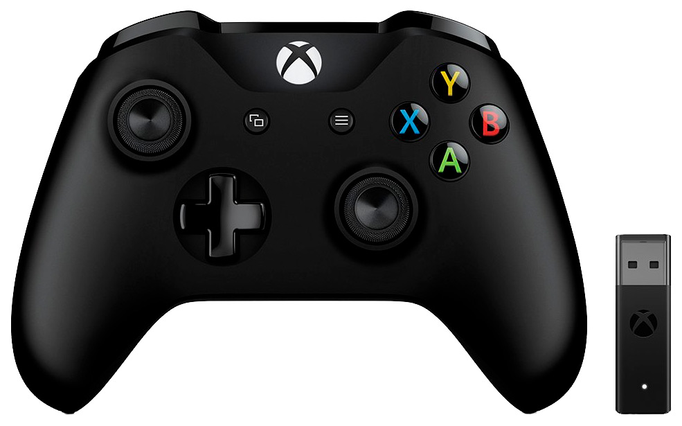 Геймпад Microsoft для Xbox 360/Xbox One/PC Black (4N7-00003)