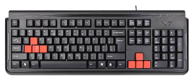 Проводная игровая клавиатура A4Tech G300 Black (202059)