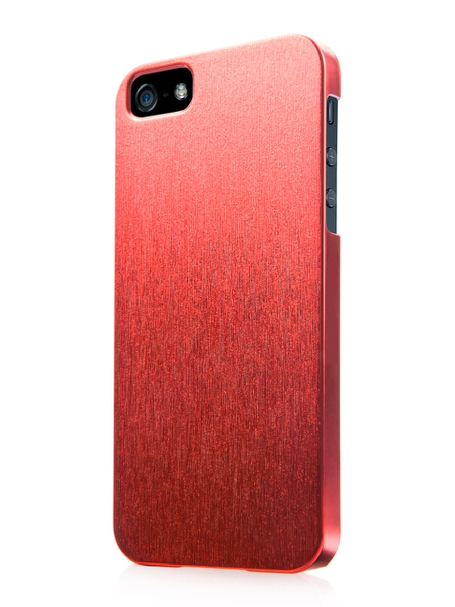 Пластиковый чехол CAPDASE Karapase Jacket SILVA SATIN для Apple iPhone 5/5S/SE красный