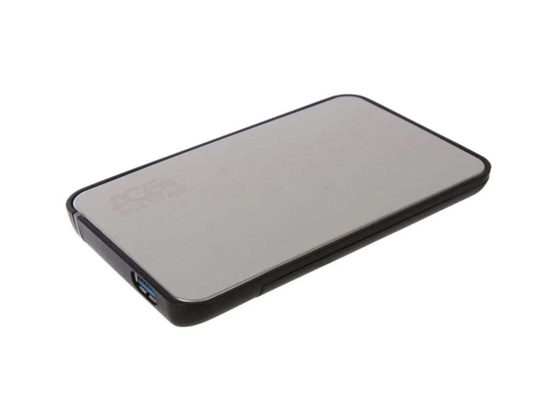Внешний карман контейнер для HDD Age star 3UB2A8J-6G Silver