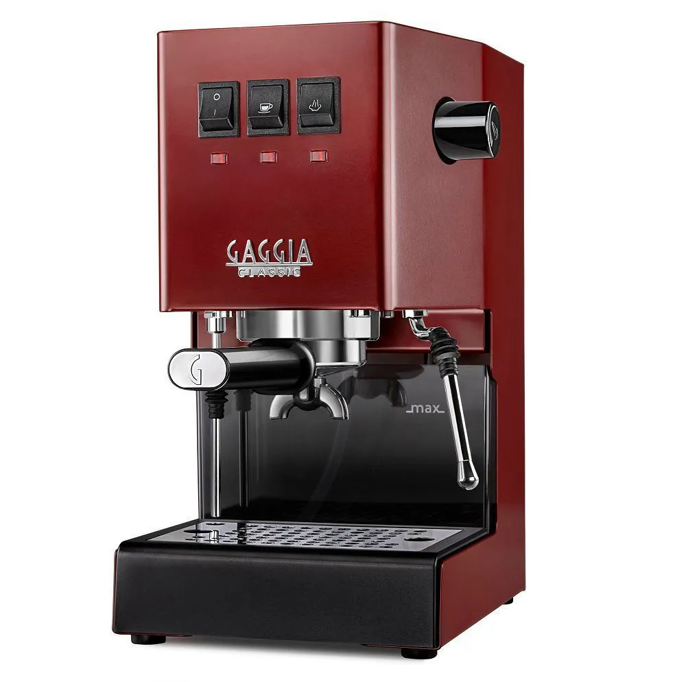 Рожковая кофеварка Gaggia RI9481/12 CLASSIC EVO RED красная