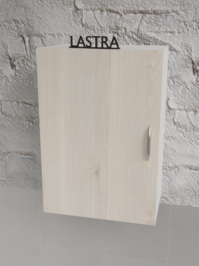 Кухонный навесной настенный шкаф, Ластра, сосна, 60х72,2х30,5 см
