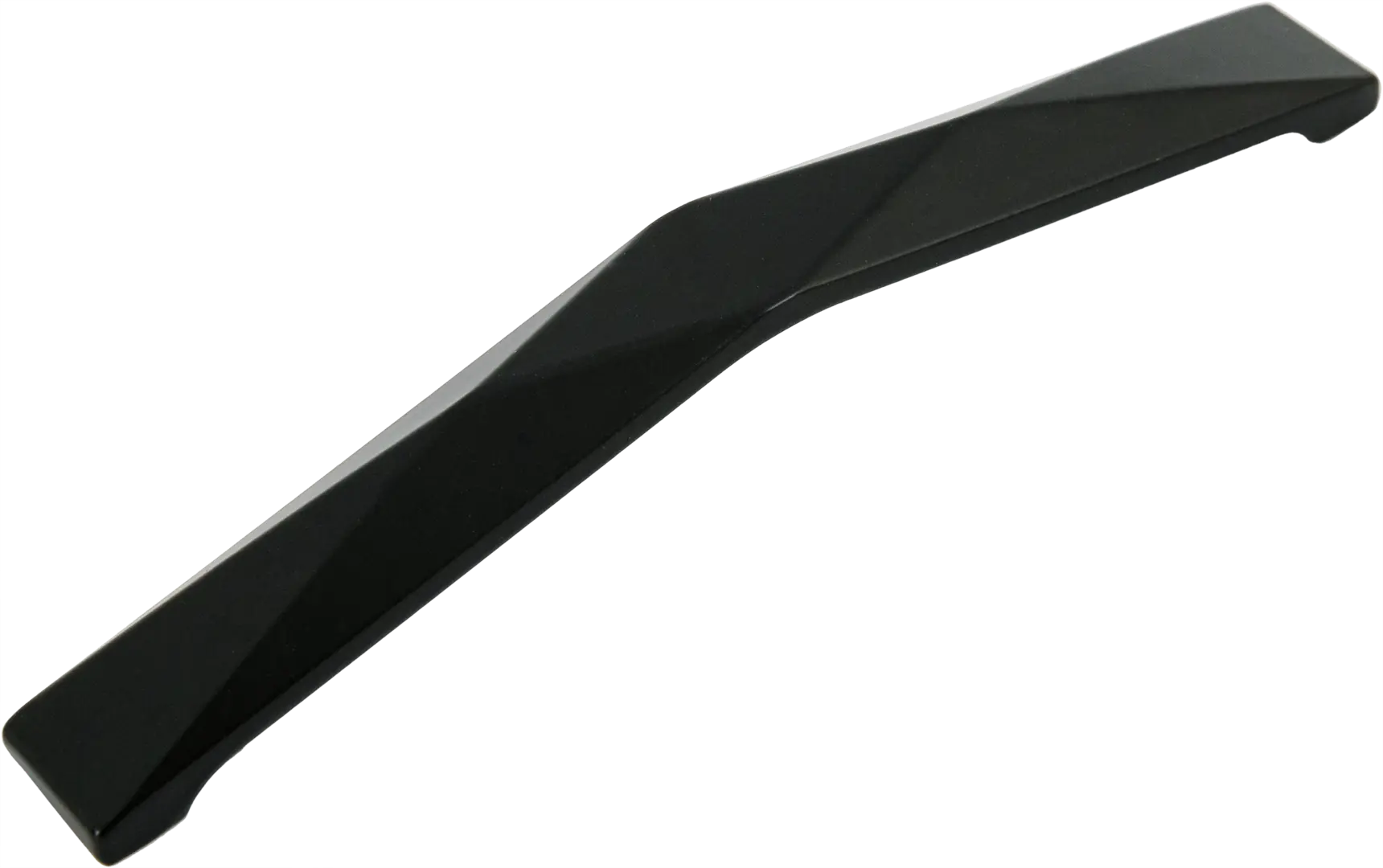 Ручка-скоба мебельная RS-105 128 мм, цвет матовый черный