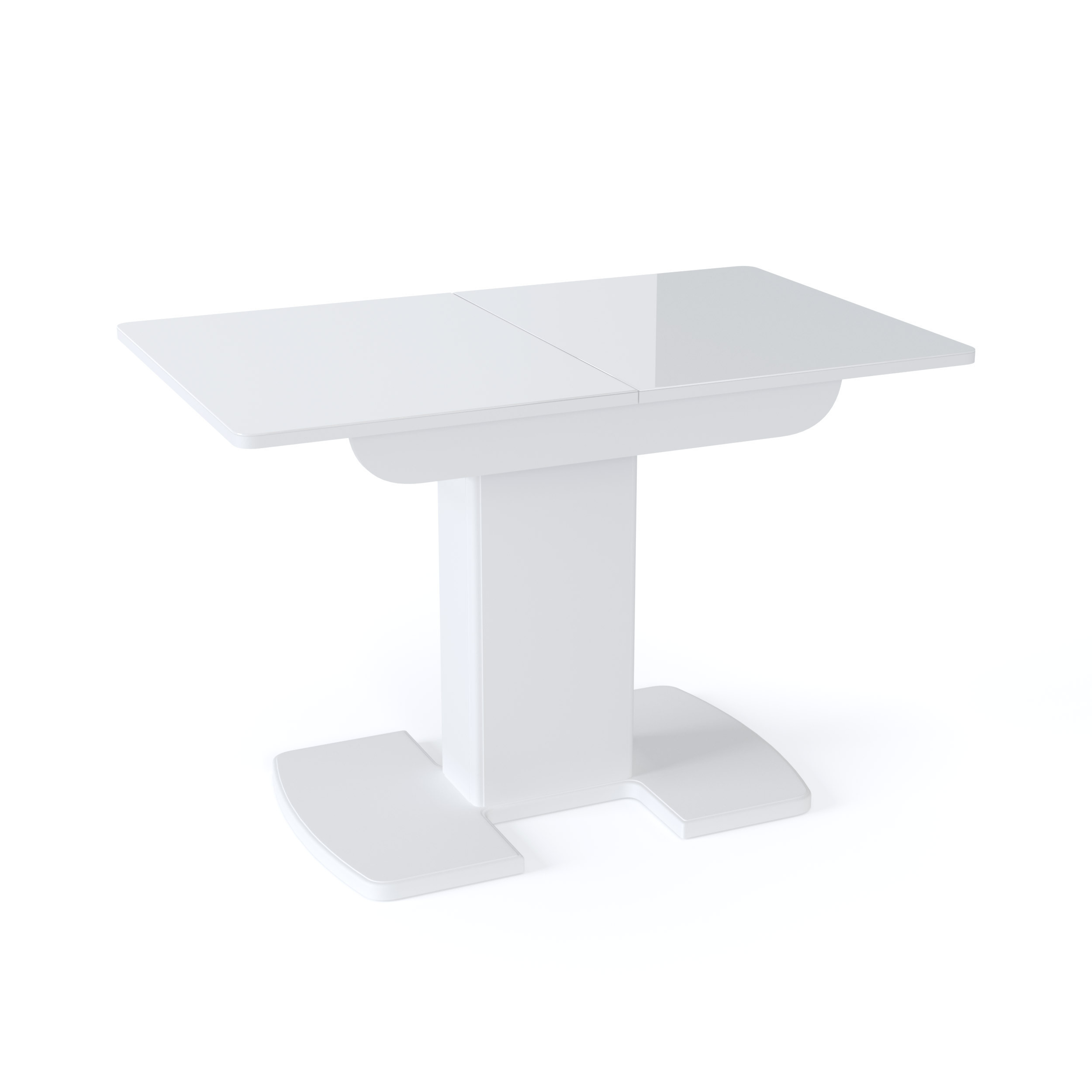 Стол обеденный раздвижной DecoLine Вест-ПР, Белый 110(140)х68х75 см