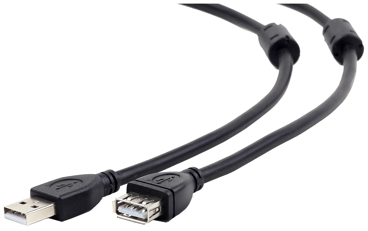 Кабель Cablexpert USB A-USB A, M-F 1,8м Black (CCF2-USB2-AMAF-6)