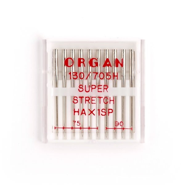 Иглы "Organ" супер стрейч №75-90 для БШМ упак,10 игл