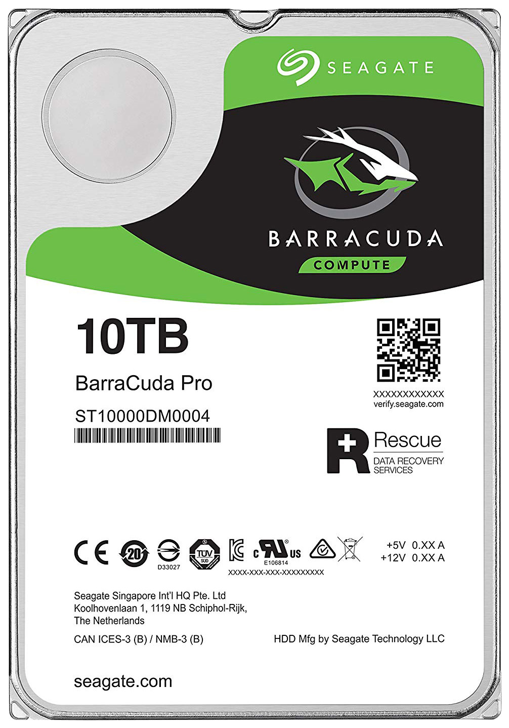 Жесткий диск Seagate BarraCuda Pro 10ТБ (ST10000DM0004)