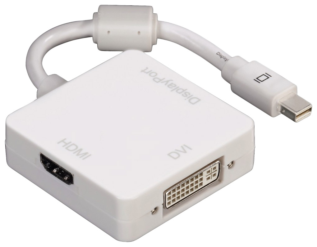 Адаптер Hama USB Type-C-DisplayPort/HDMI/DVI, M-F White (H-53245)